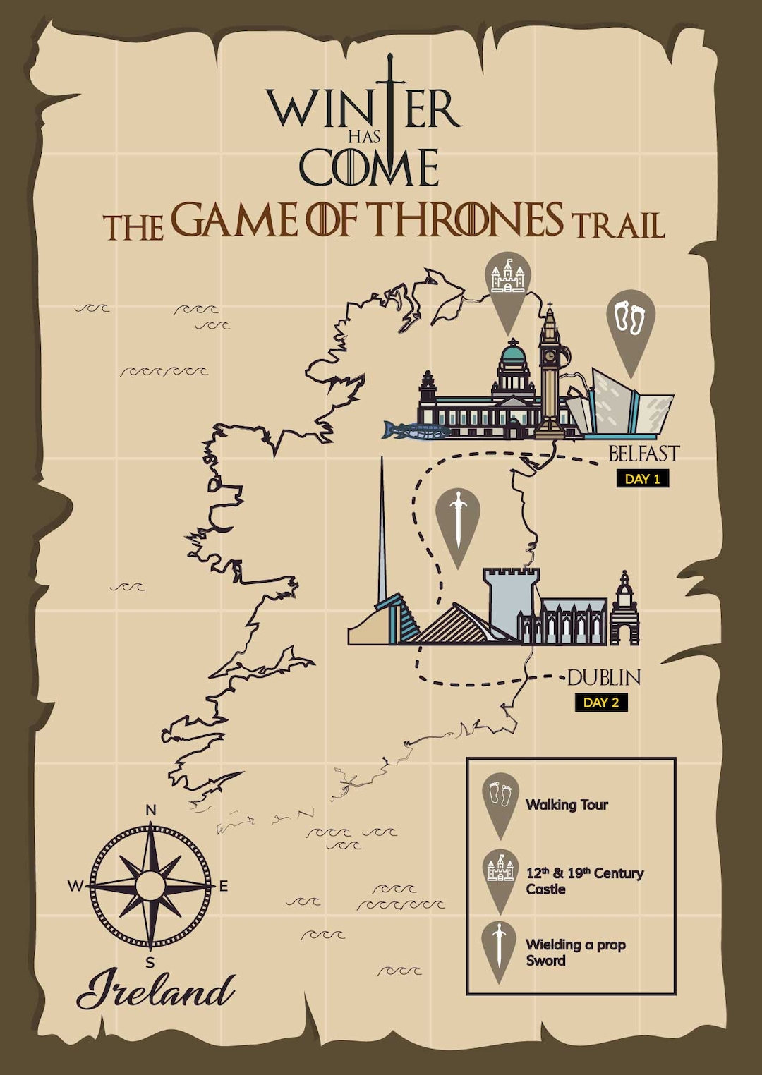 The Game of Thrones Trail: Ireland | Veena World